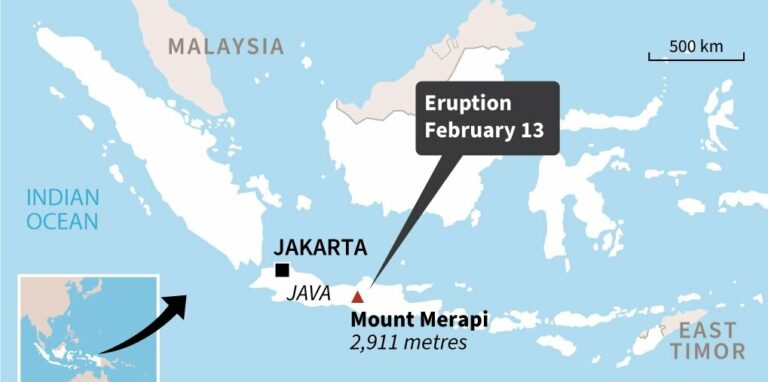 Java: le volcan Merapi est entré en éruption - MisterTravel
